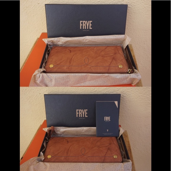 Frye | Bags | Frye Zip Leather Wallet | Poshmark